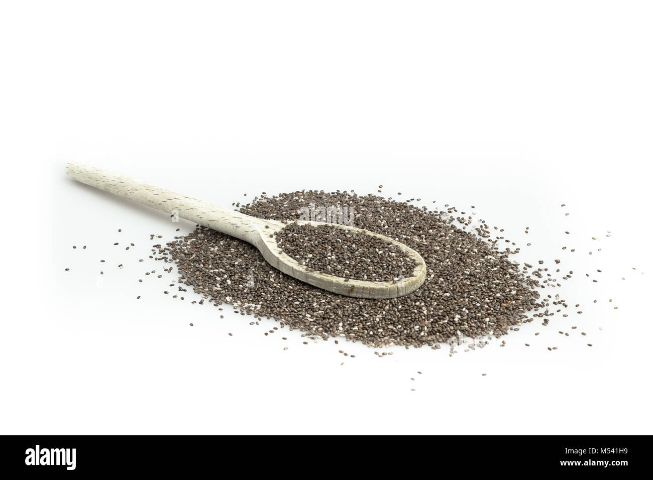 Chia seed on white hi-res stock photography and images - Alamy