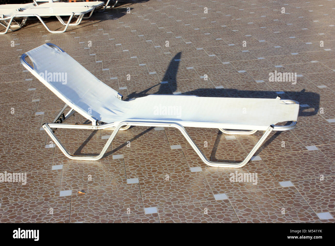 White plastic bed Stock Photo - Alamy