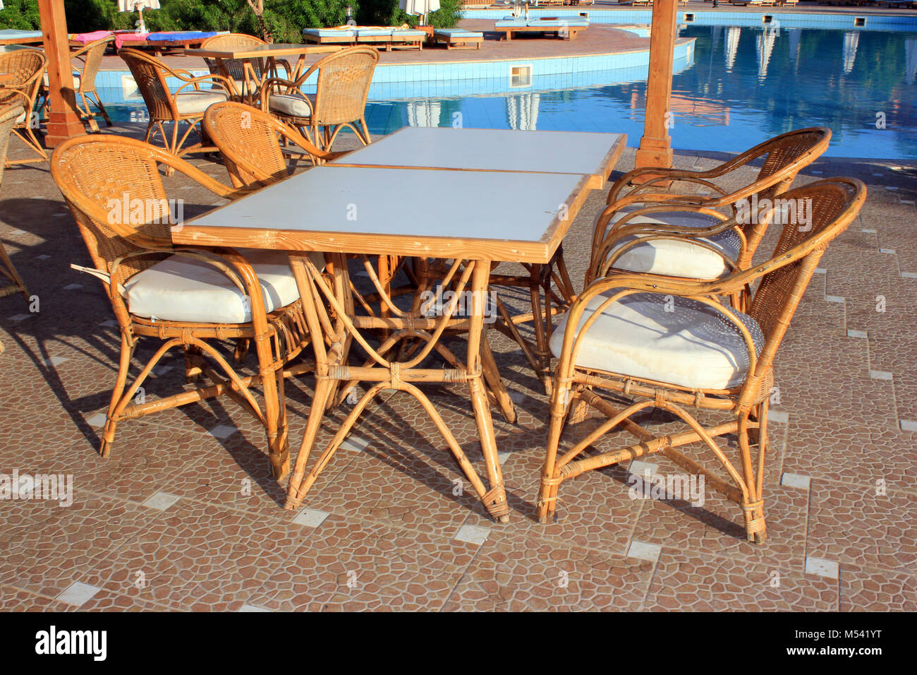 Tropical summer beach cafe Stock Photo - Alamy