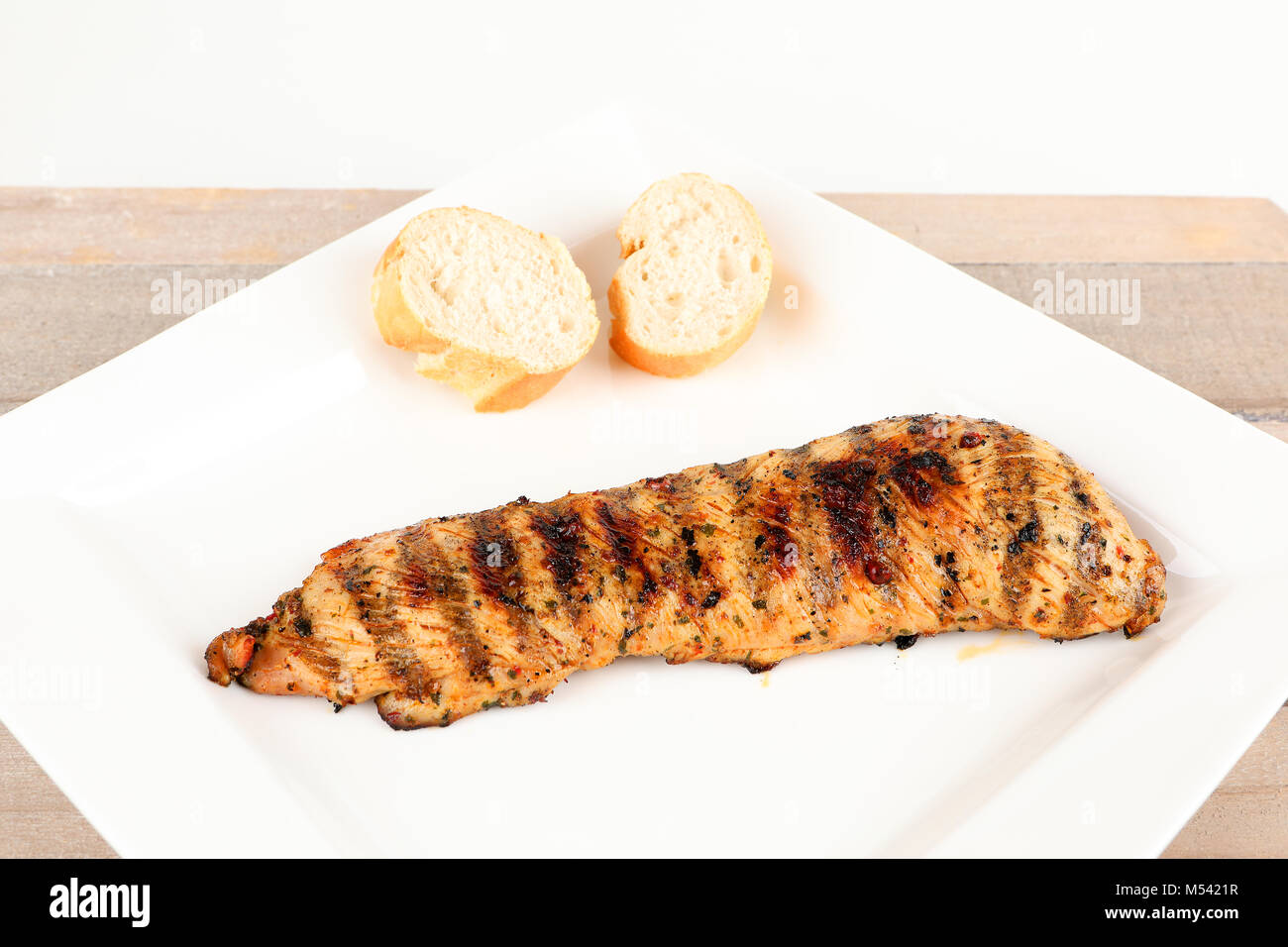 grilled turkey steak Stock Photo - Alamy