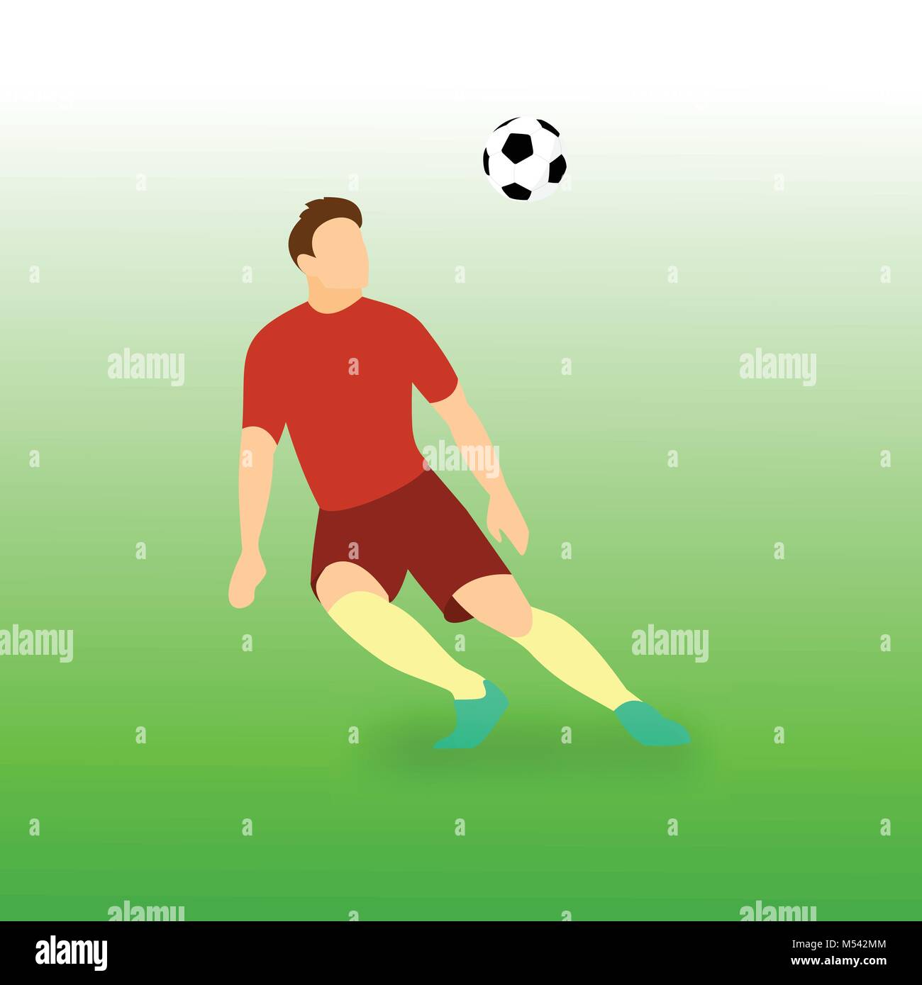 Footballer gesture Stock Vector Images - Alamy