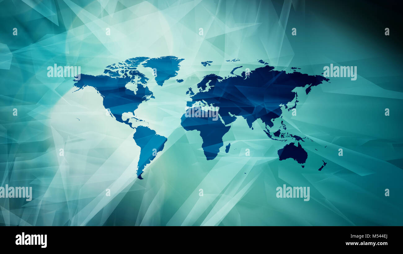 Creative business world background, breaking news illustration Stock ...