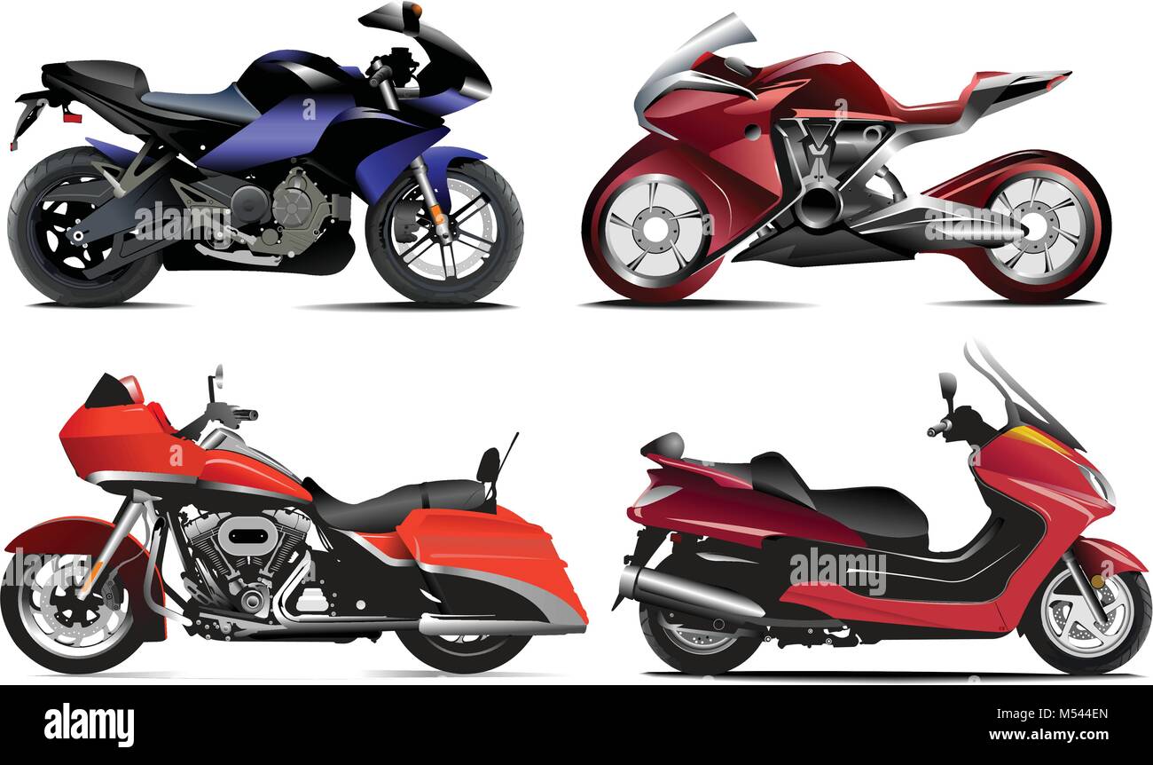 Four modern motorcycle. Vector illustration Stock Vector Image & Art ... Four modern motorcycle. Vector illustration Stock Vector Image & Art ...