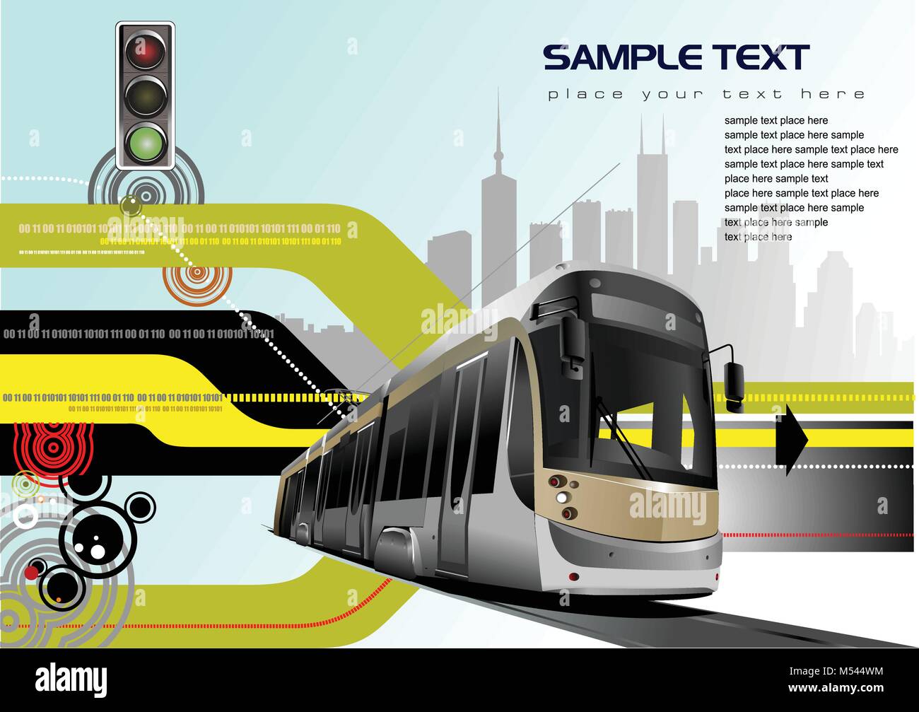 Tram curve Stock Vector Images - Alamy