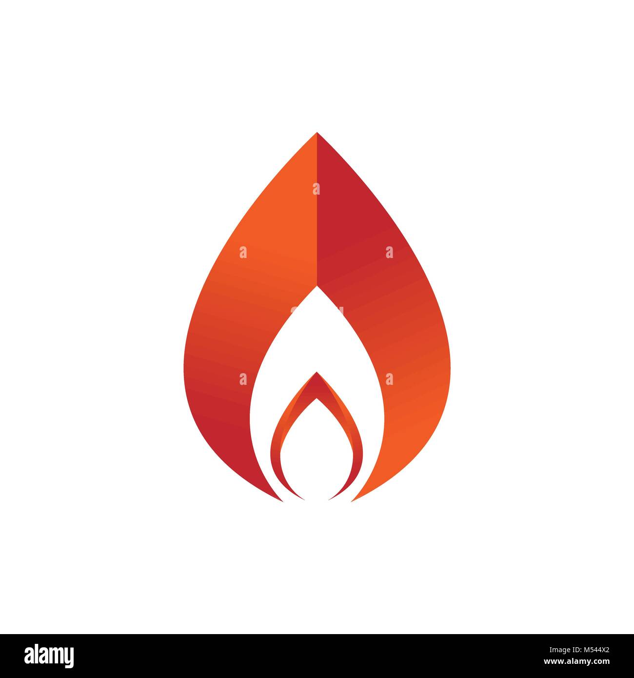 Geometric Shape Fire Flames Element Emblem Symbol Vector Illustration ...