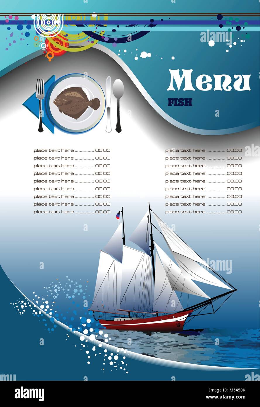 Fish Restaurant (cafe) menu Stock Vector Image & Art - Alamy