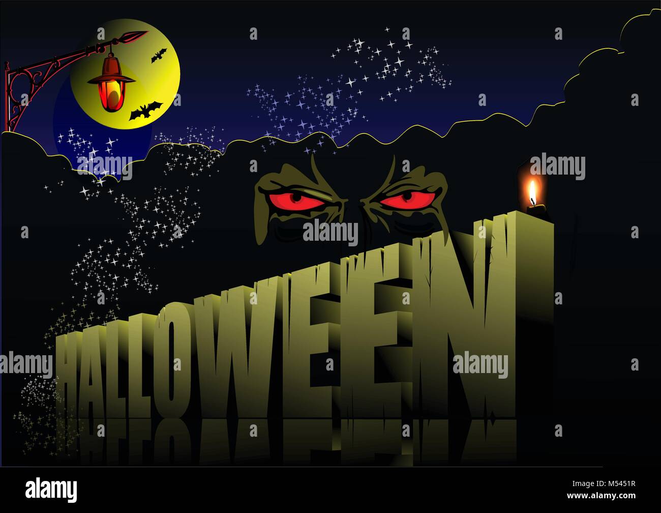 Halloween - Holiday celebrated on the night of October 31 Stock Vector ...