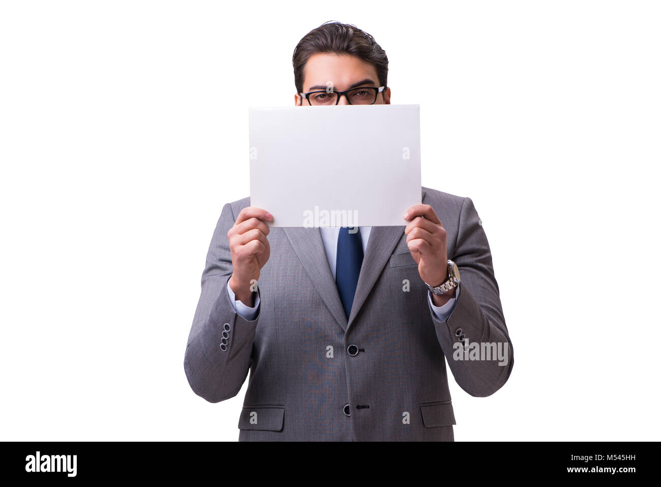 Blank id card on suit hi-res stock photography and images - Alamy