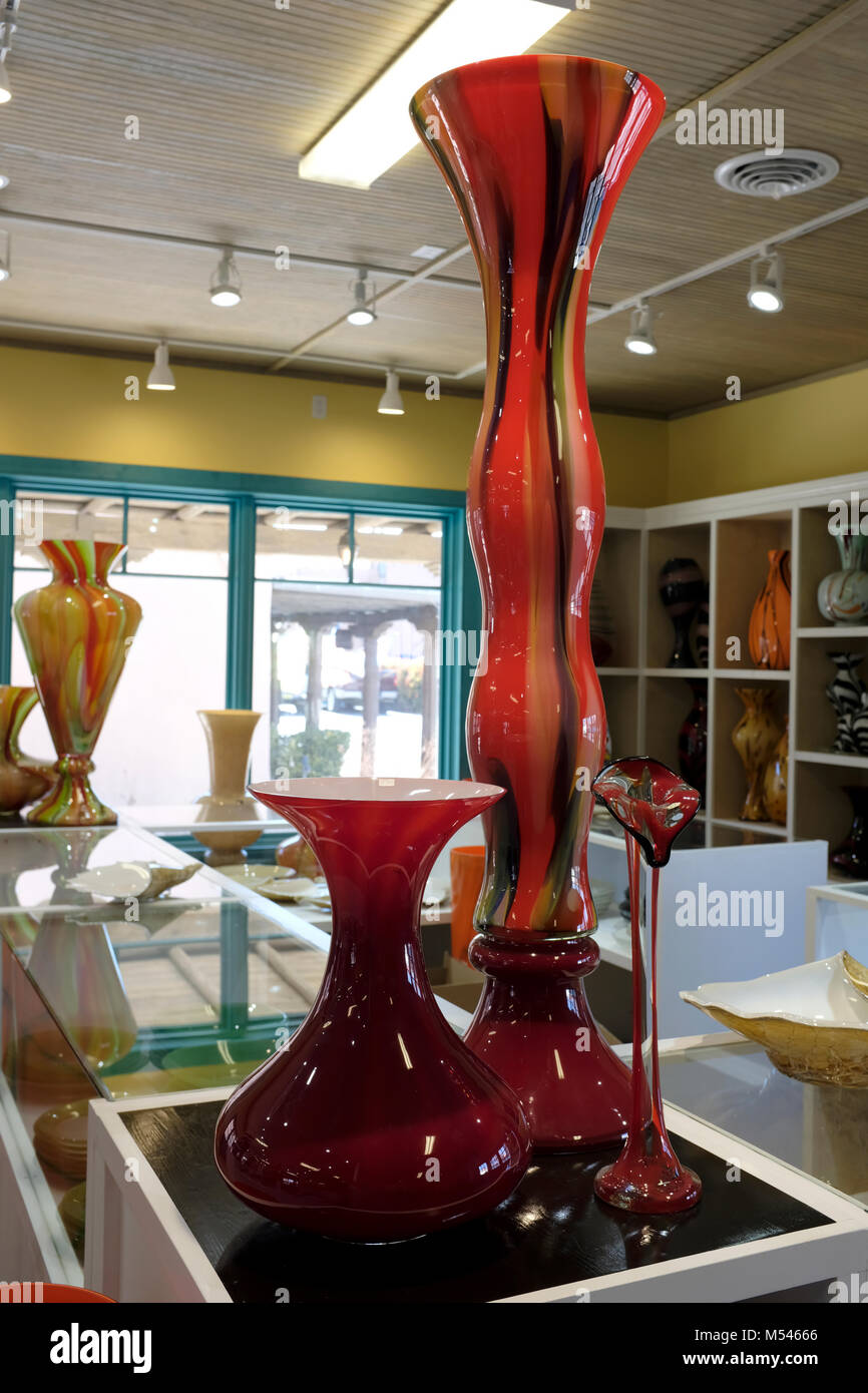 gallery of decorative glass Stock Photo - Alamy