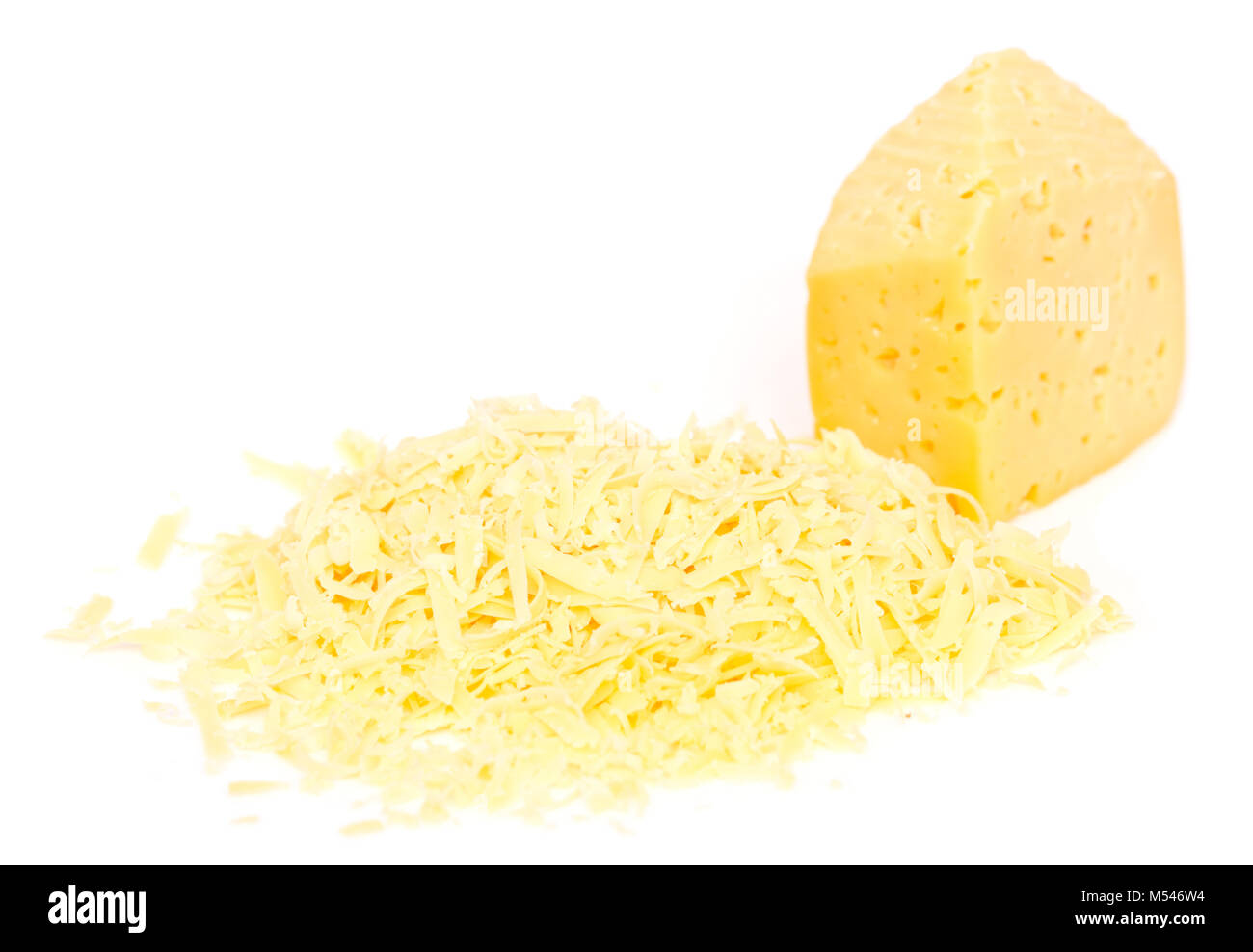 Grated cheese Cut Out Stock Images & Pictures - Alamy