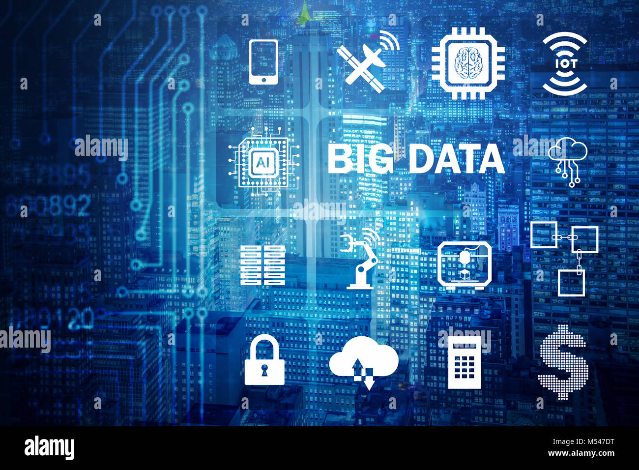 Big data modern computing concept Stock Photo - Alamy