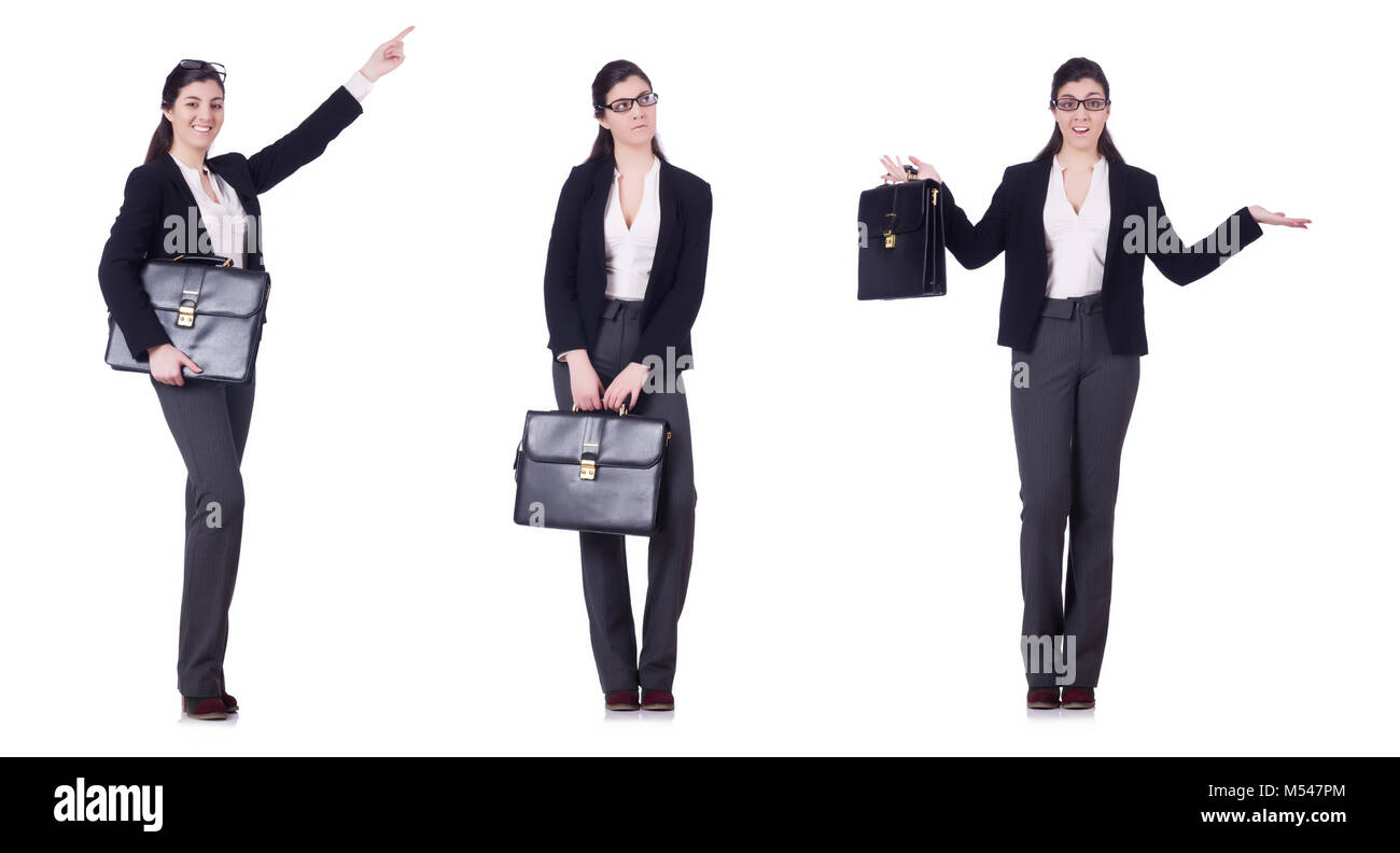 Young businesswoman in various poses Stock Photo - Alamy