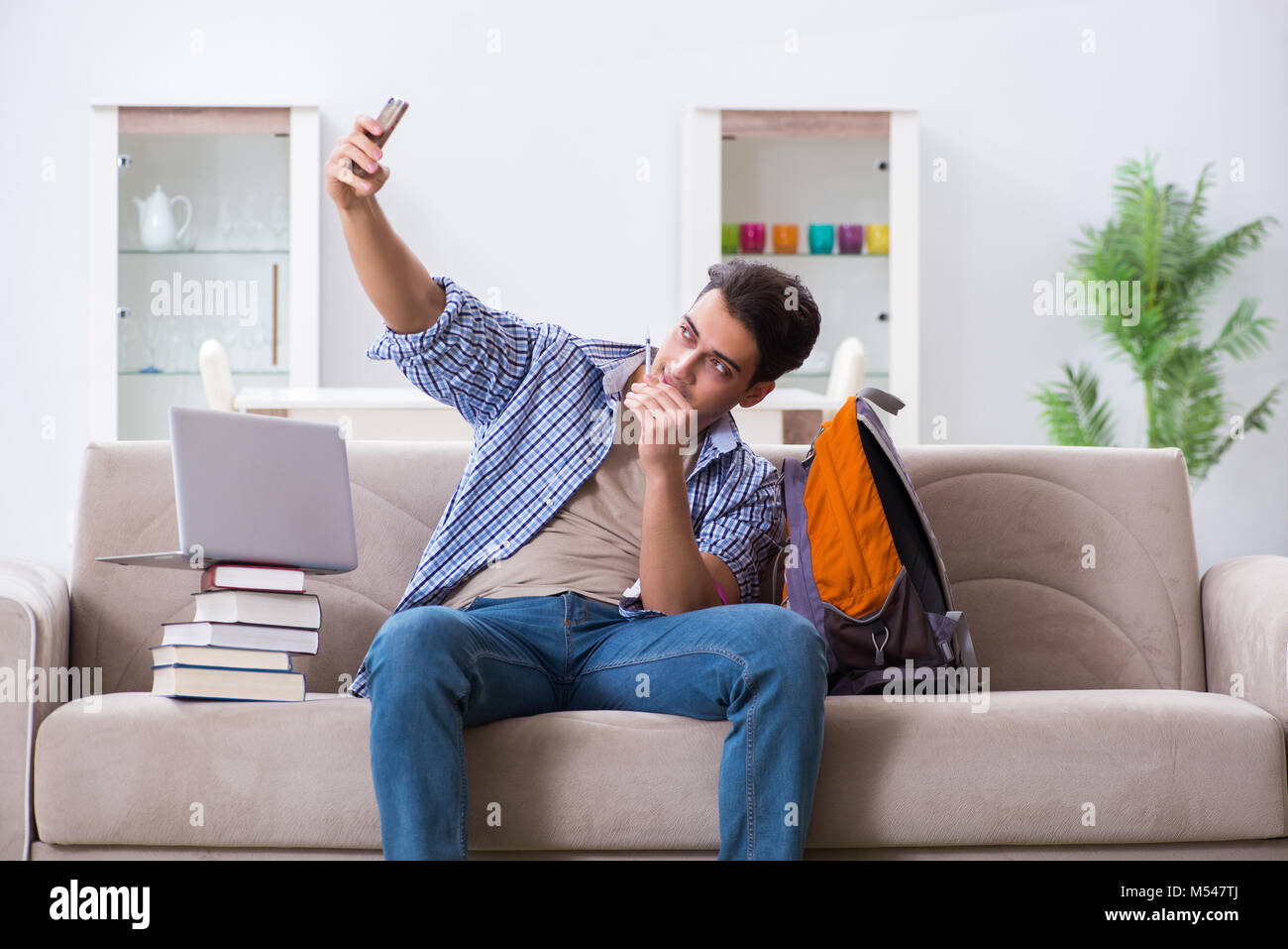 Young student suffeting from drug addiction Stock Photo - Alamy