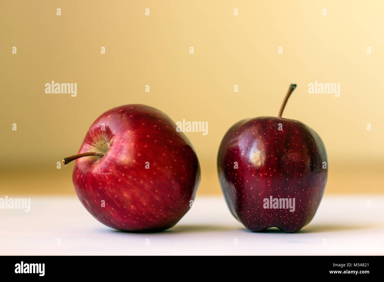 Two Delicious Apples Stock Photo - Alamy
