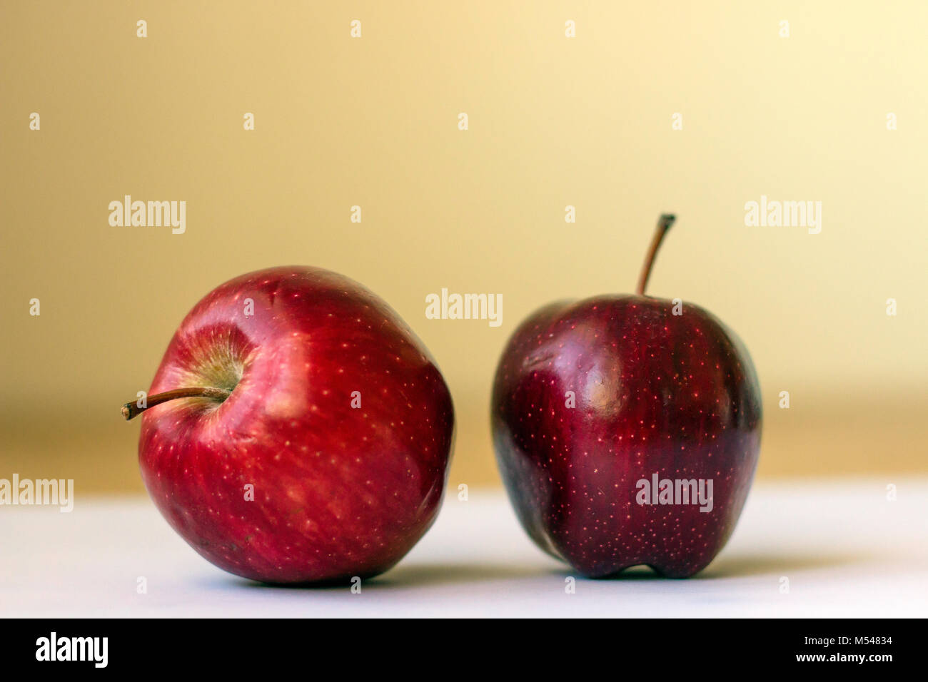 Two Delicious Apples Stock Photo - Alamy