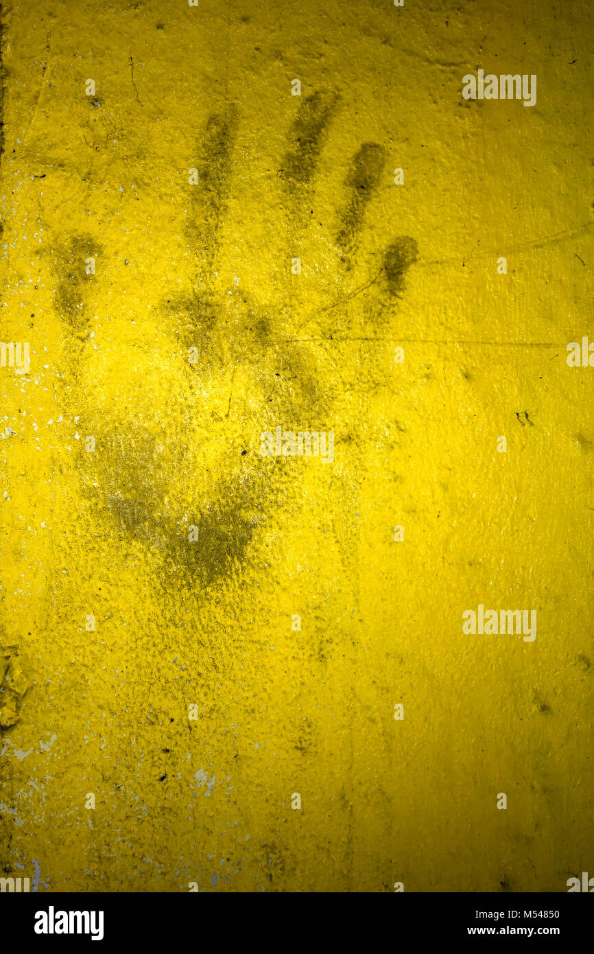 Grunge hand print Stock Photo - Alamy