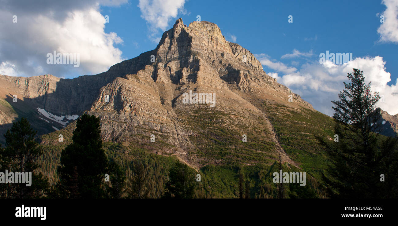 Little Chief Mountain, Glacier National Park Stock Photo - Alamy