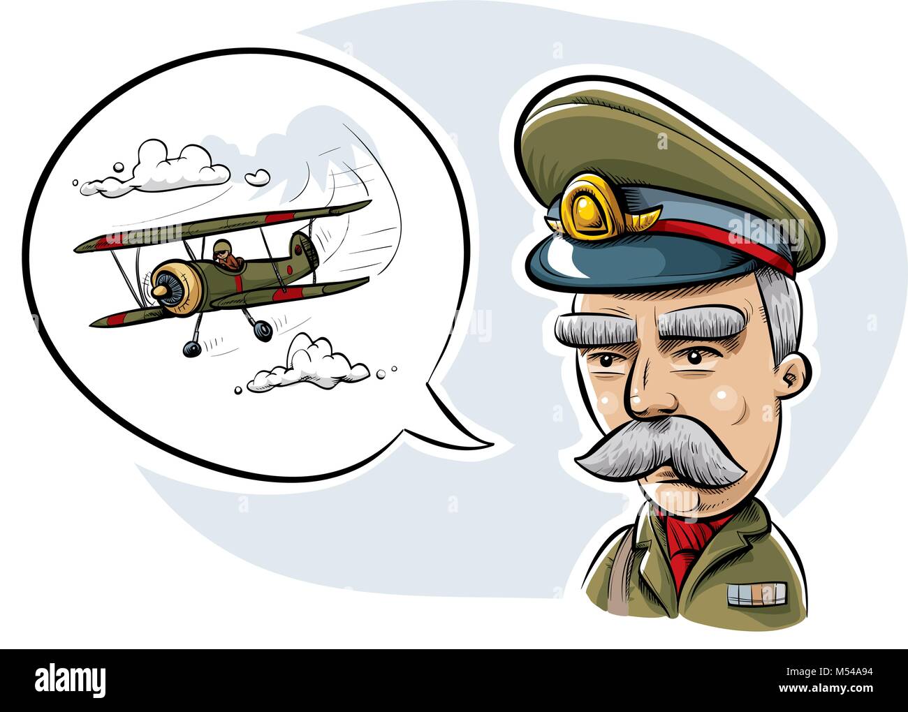 Talking to an old man Stock Vector Images - Alamy