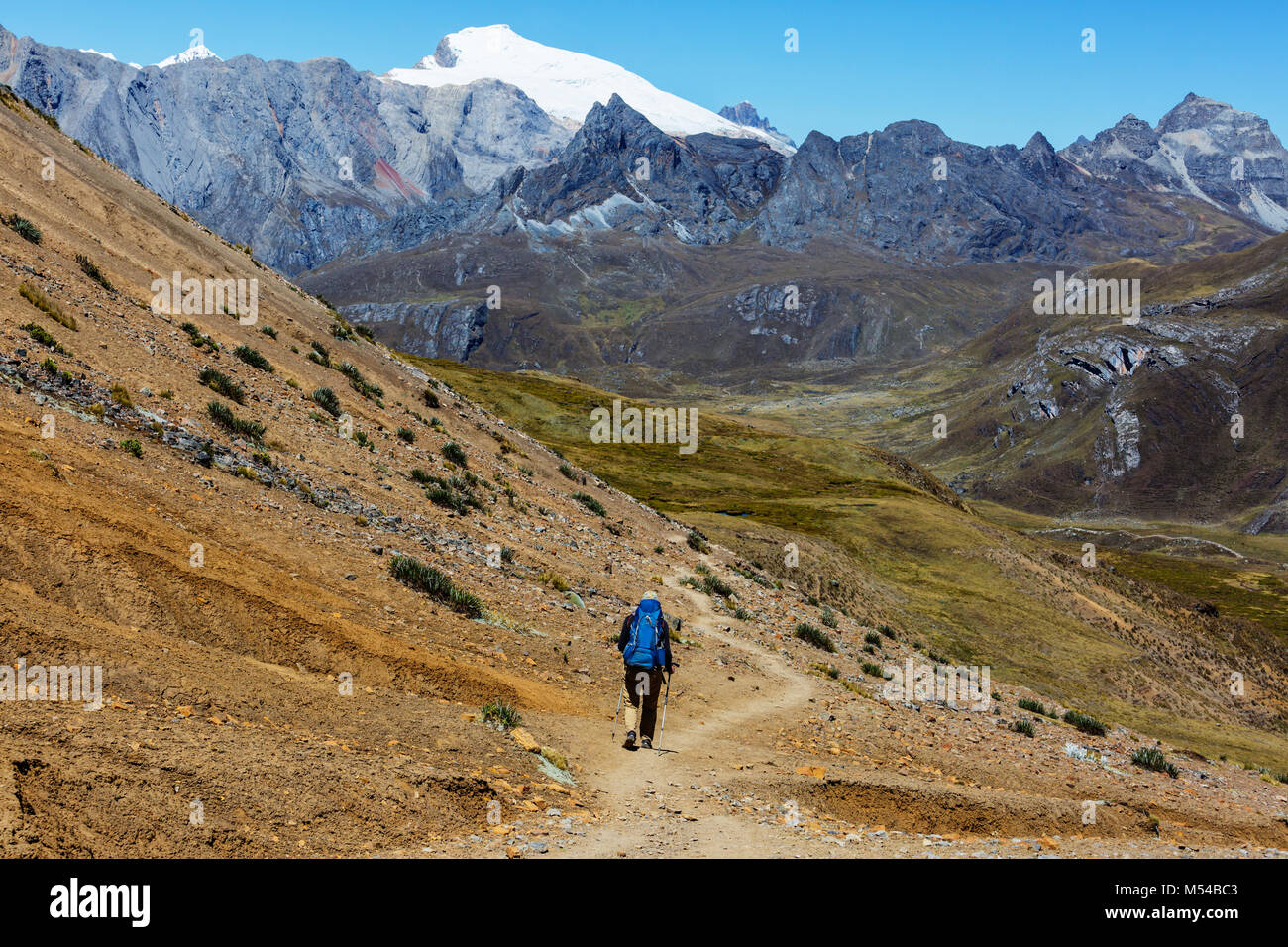 Hike in Peru Stock Photo - Alamy
