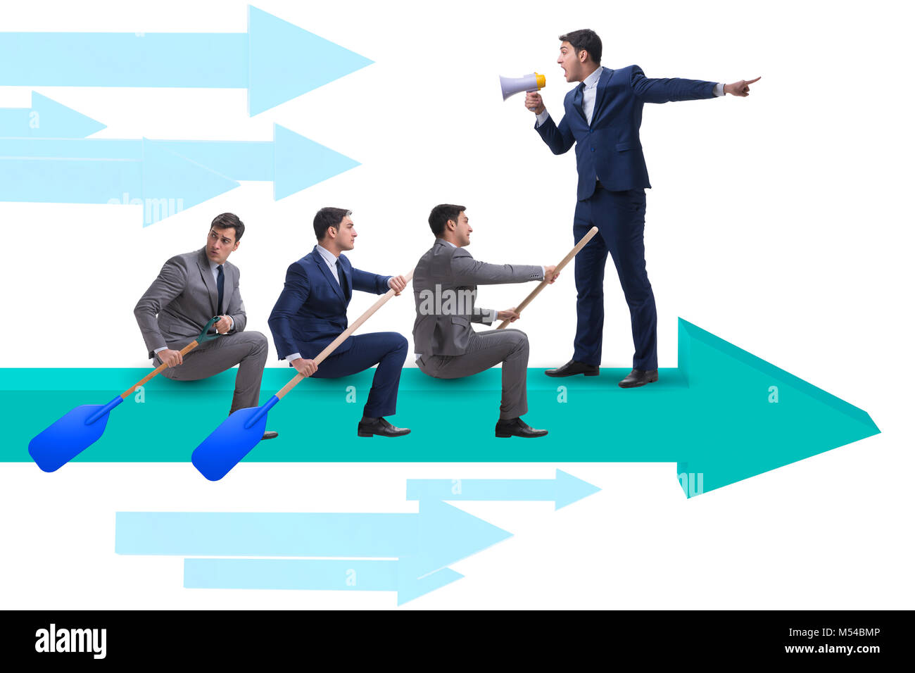 Chart influence concept Cut Out Stock Images & Pictures - Alamy