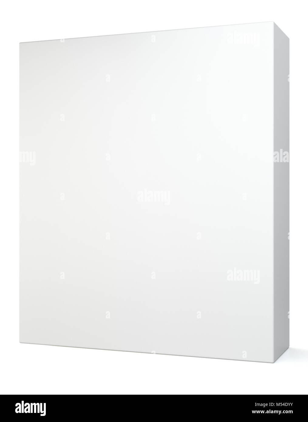 Blank tall box. 3d illustration on studio background. 3D Illustration ...