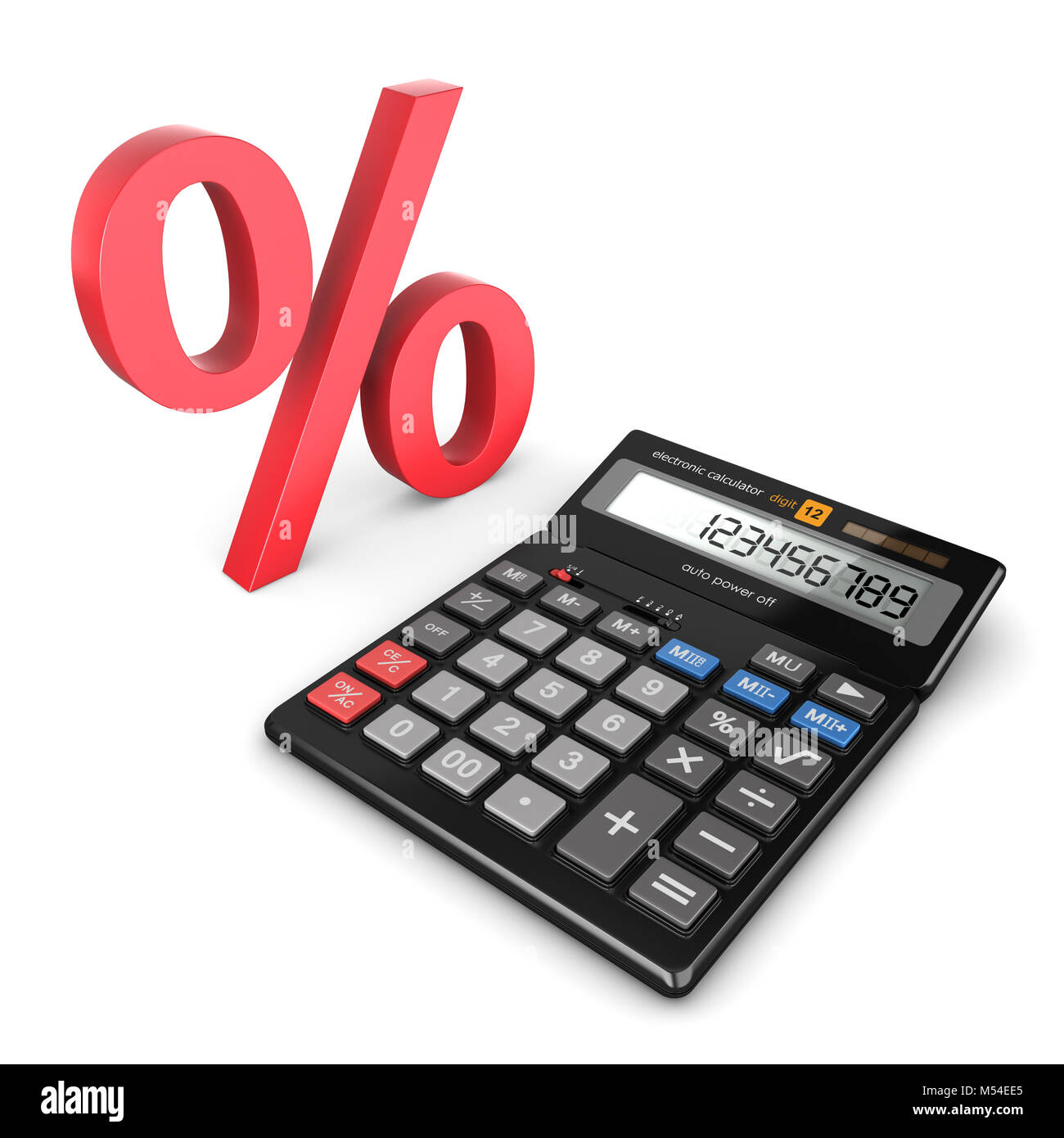 Simple interest calculator Cut Out Stock Images & Pictures - Alamy