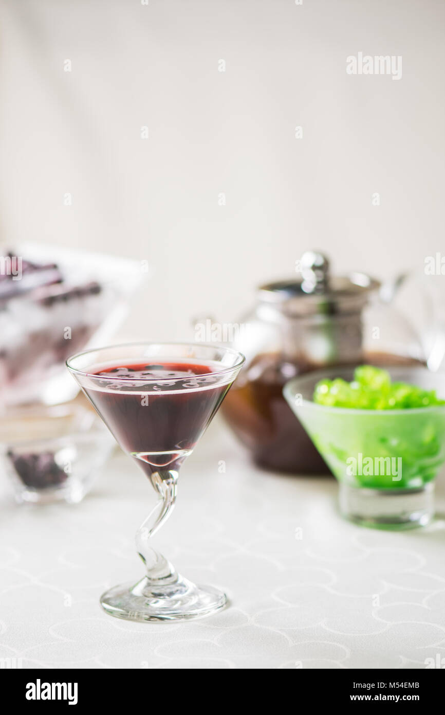 Cocktail from currant Stock Photo - Alamy
