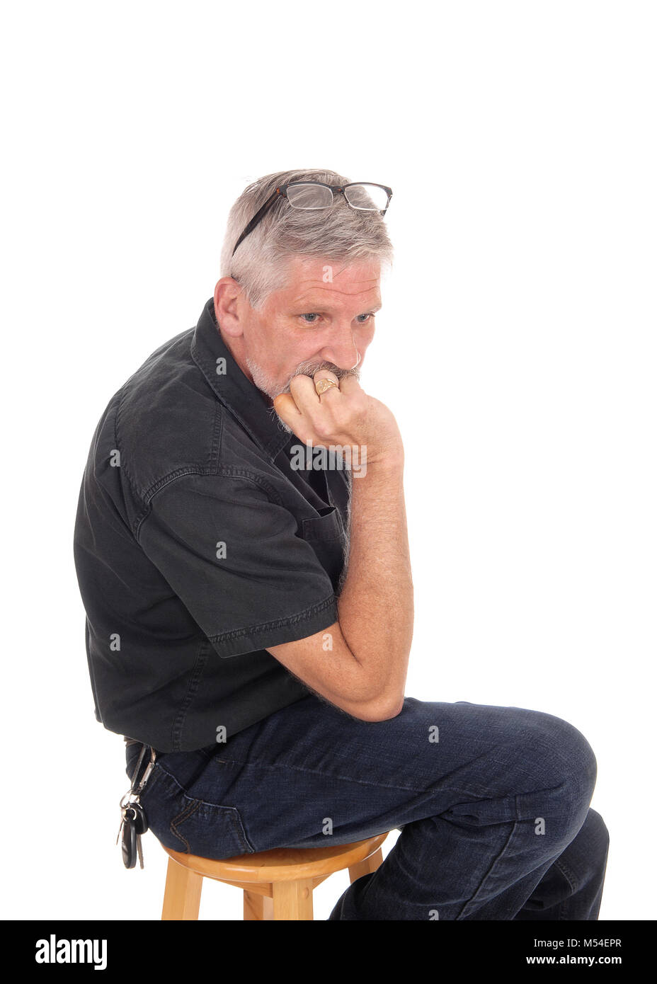 Man stubble chin hi-res stock photography and images - Alamy