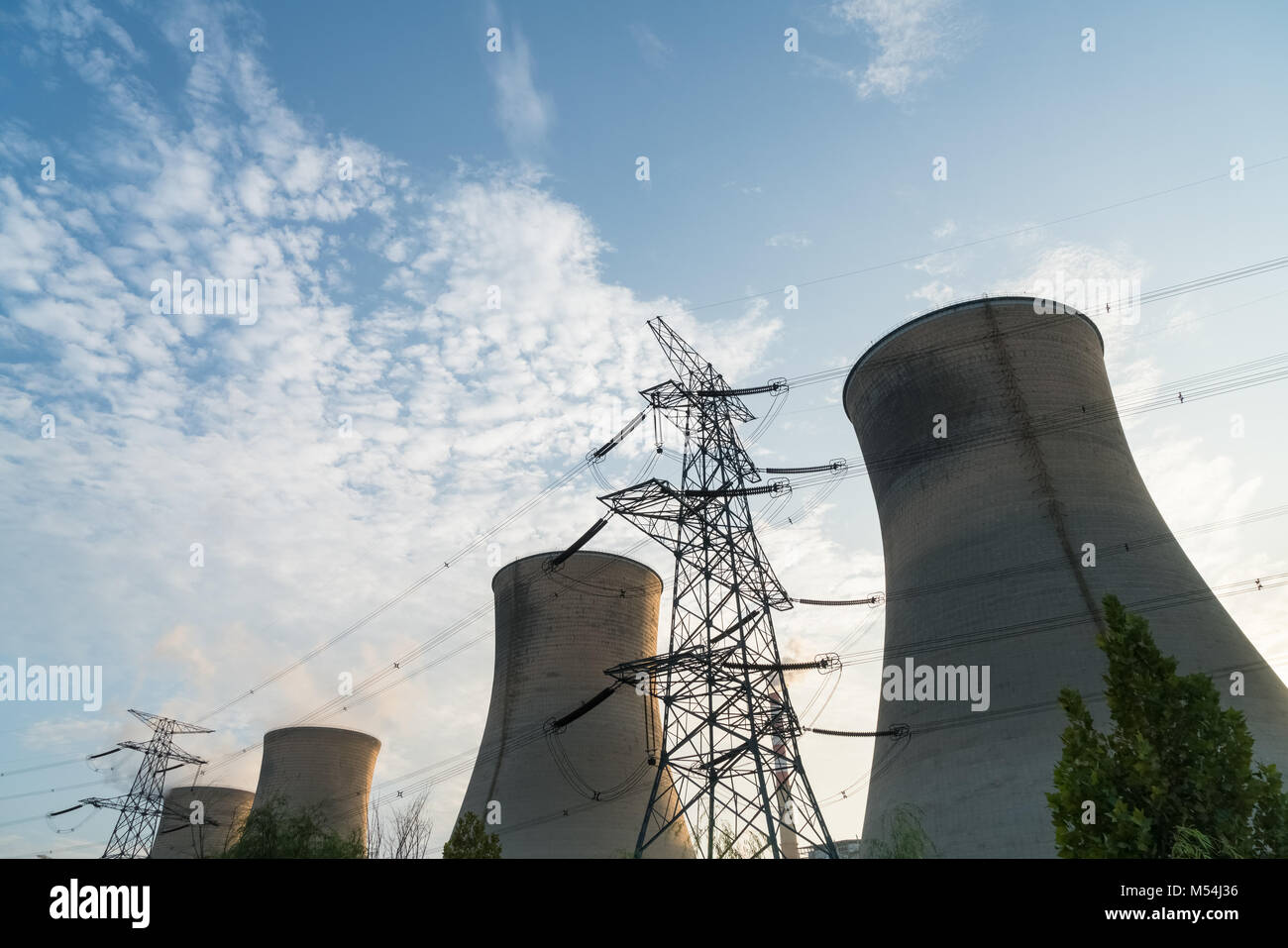 Building cooling tower hi-res stock photography and images - Alamy
