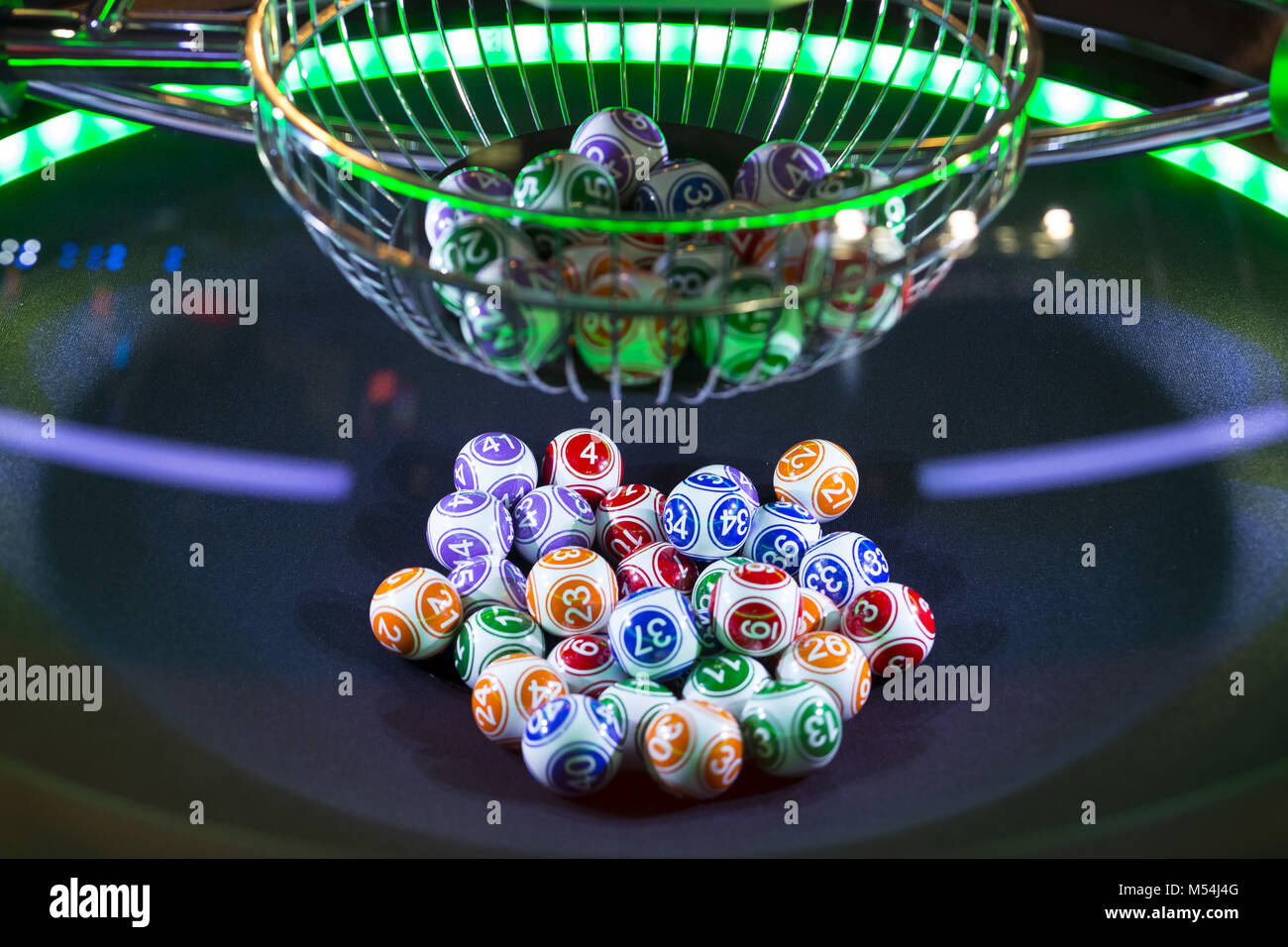 Lottery balls machine hi-res stock photography and images - Alamy