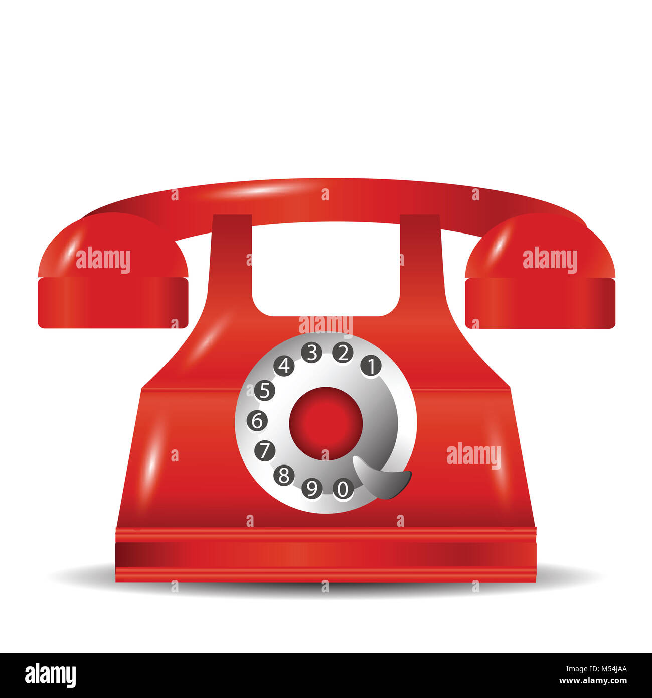 old red phone Stock Photo - Alamy
