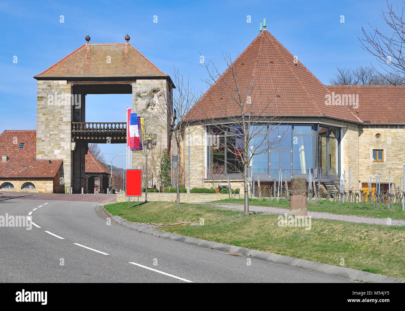 The German Wine Gate High Resolution Stock Photography and Images - Alamy