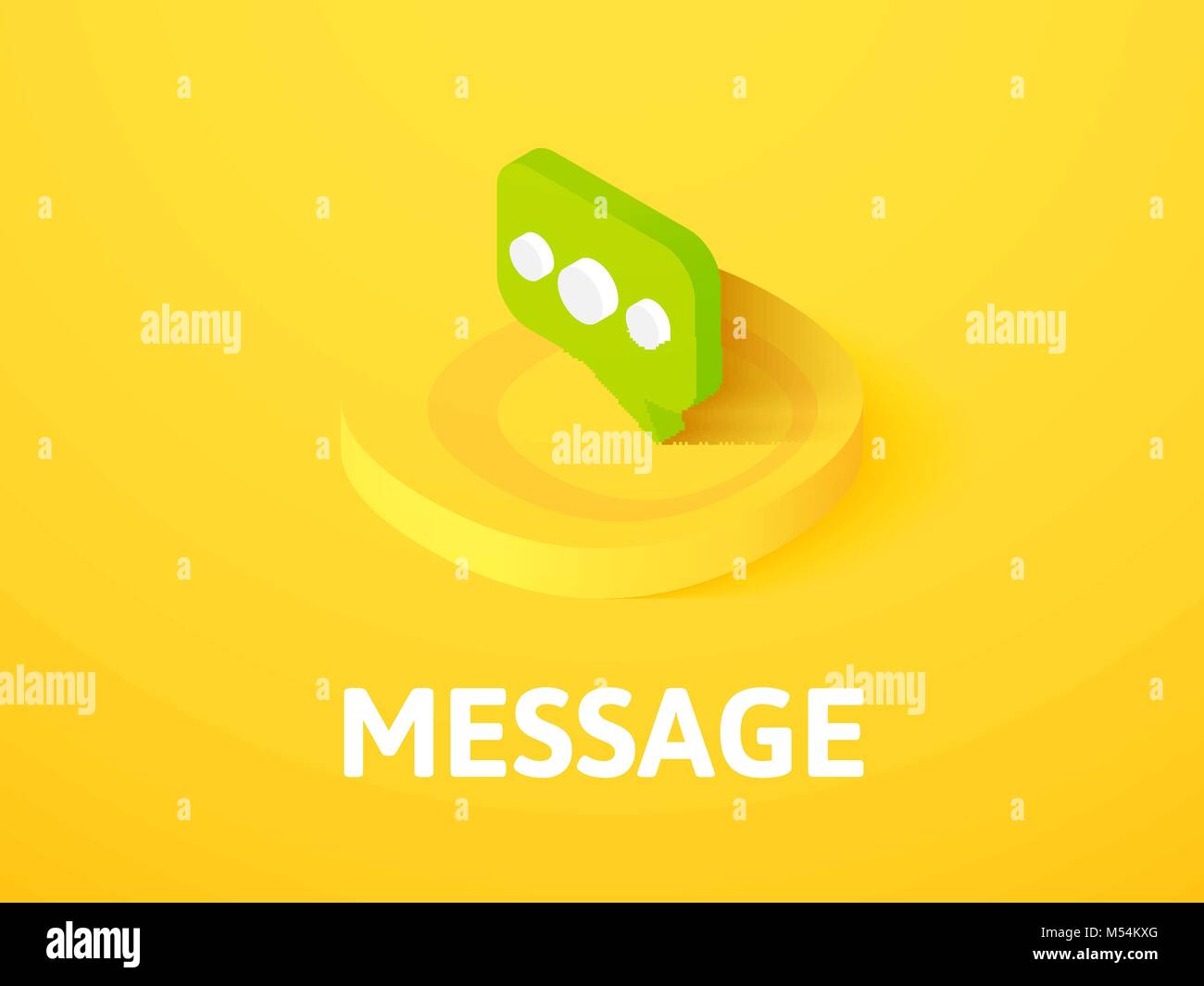 Isometric speech bubble hi-res stock photography and images - Alamy