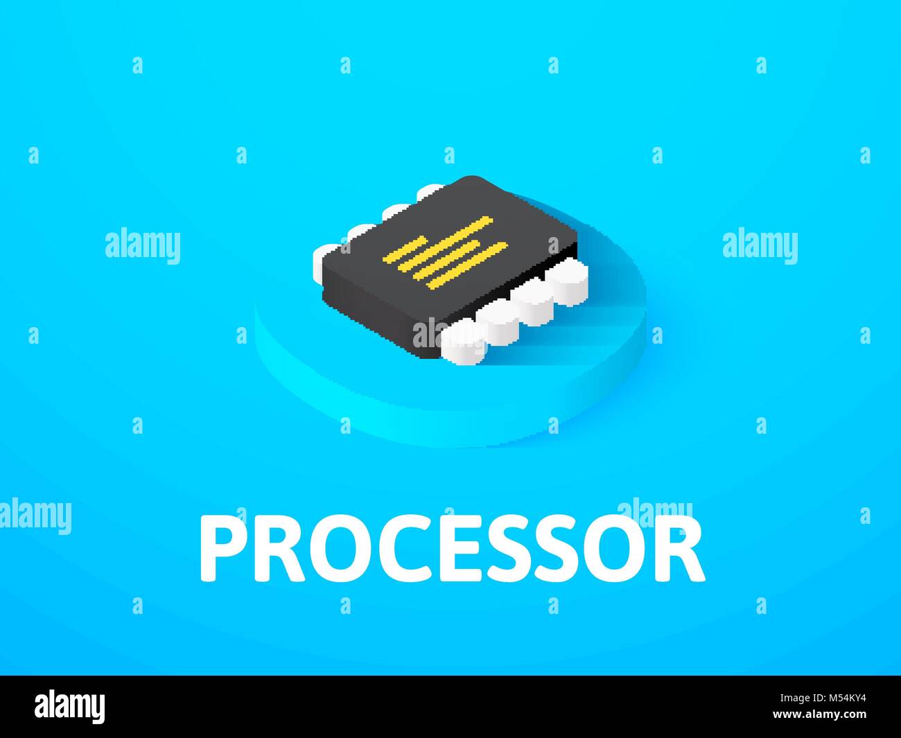 Cpu icon microprocessor processor symbol hi-res stock photography and ...