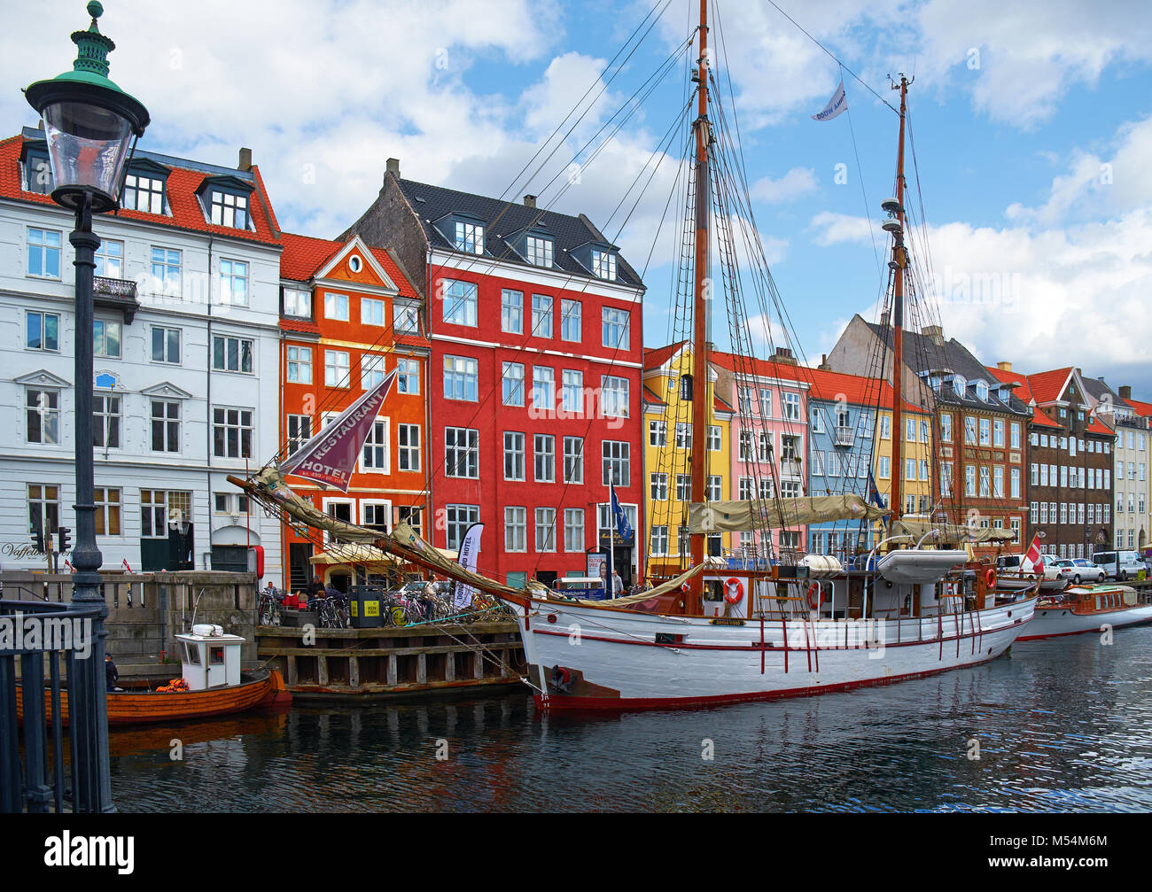 The Nyhavn canal in Copenhagen Stock Photo - Alamy