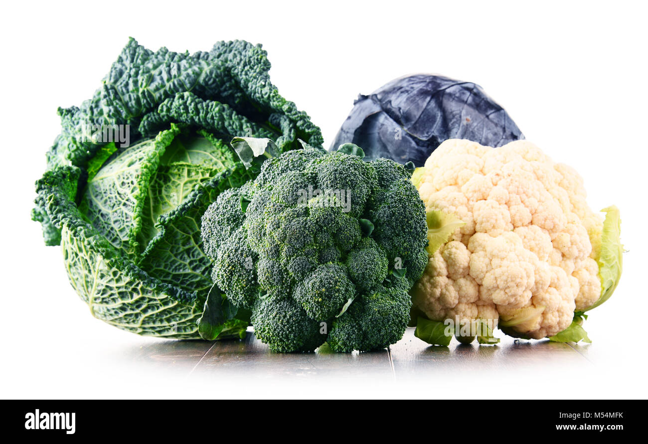 Composition with raw organic vegetables. Balanced diet Stock Photo - Alamy