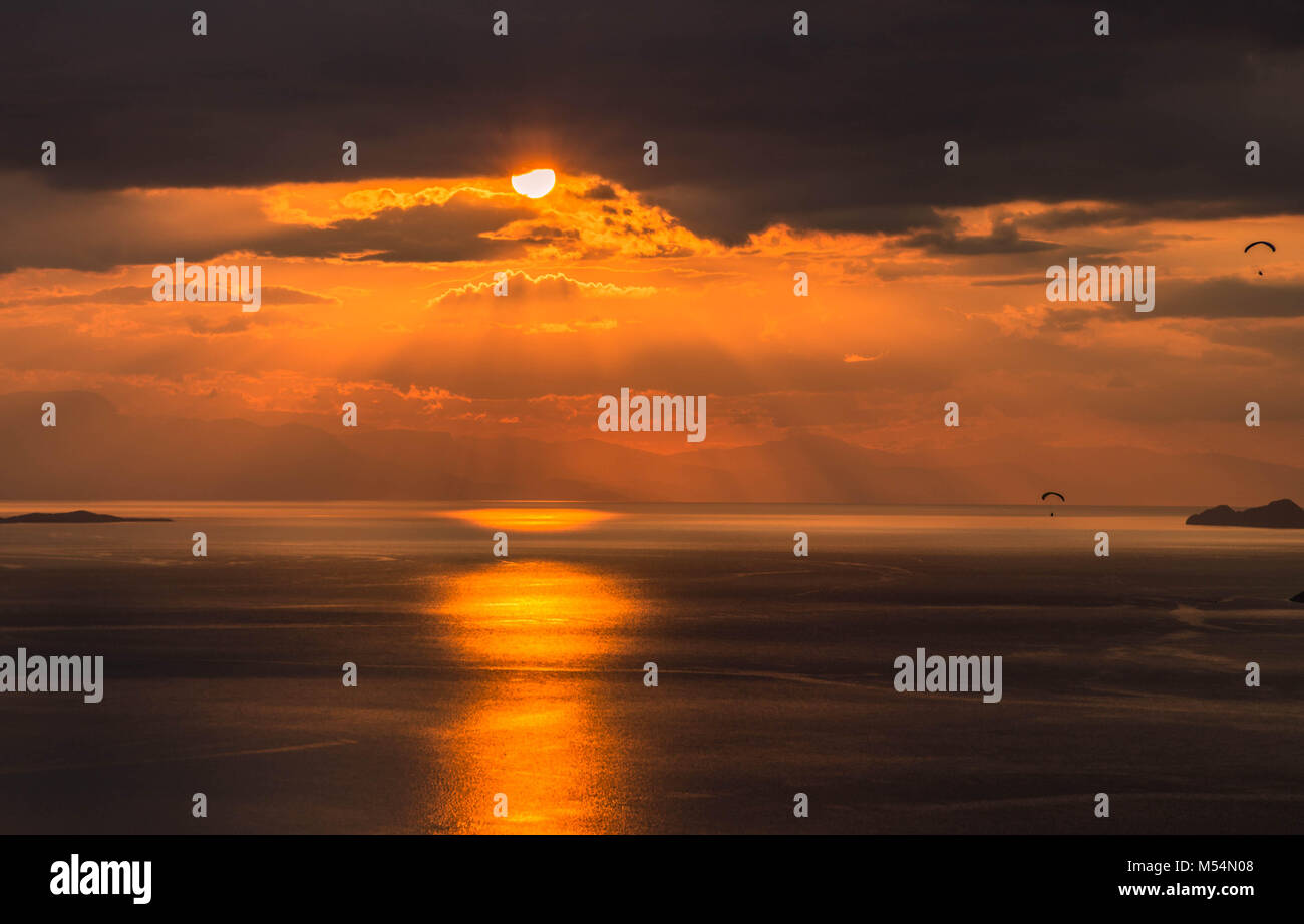 A magical sunset Stock Photo - Alamy
