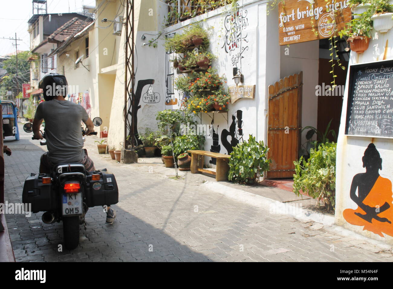 The streets of Fort Kochi, Kerala, India Stock Photo - Alamy