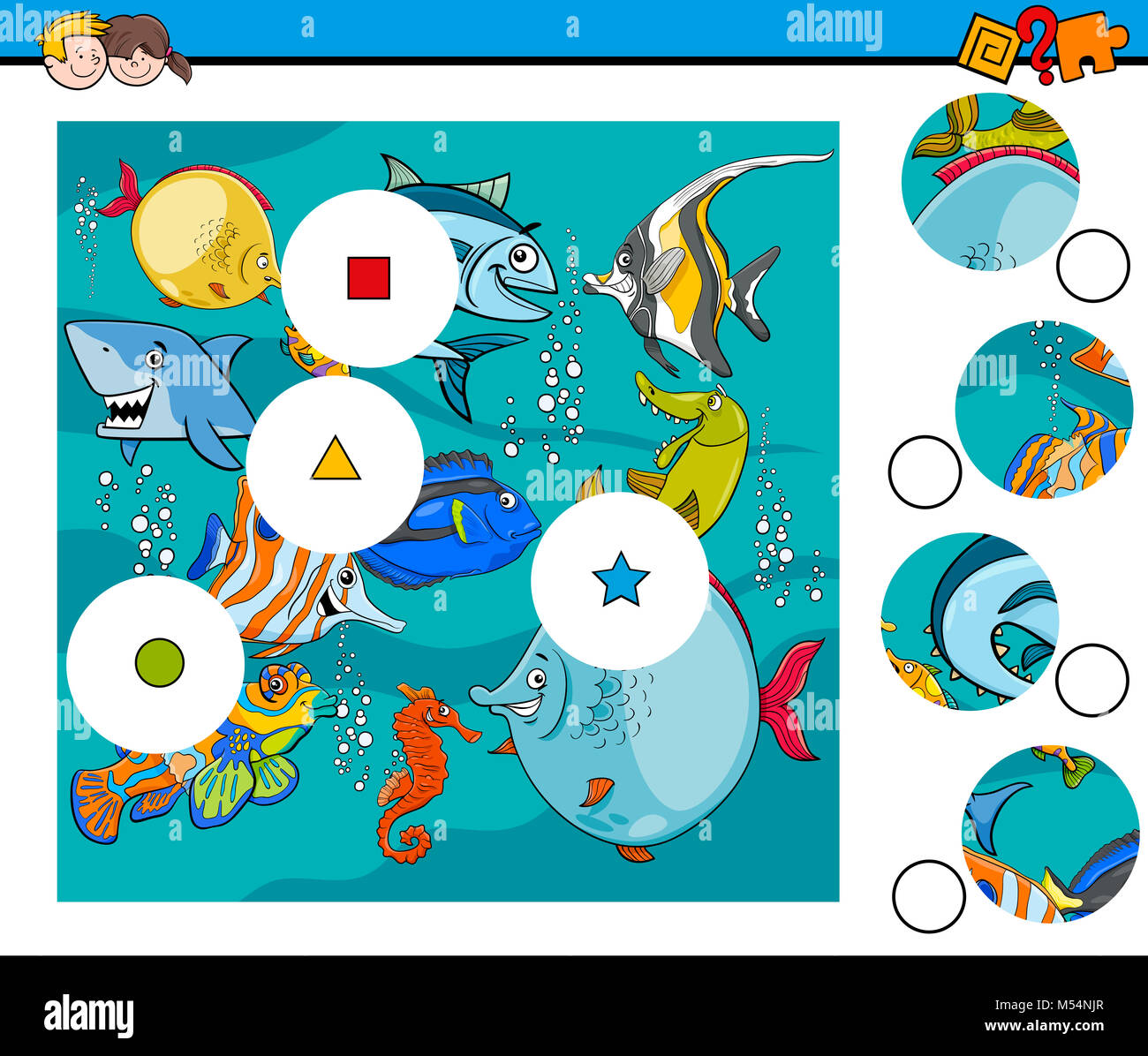 Fish puzzle pieces hi-res stock photography and images - Alamy