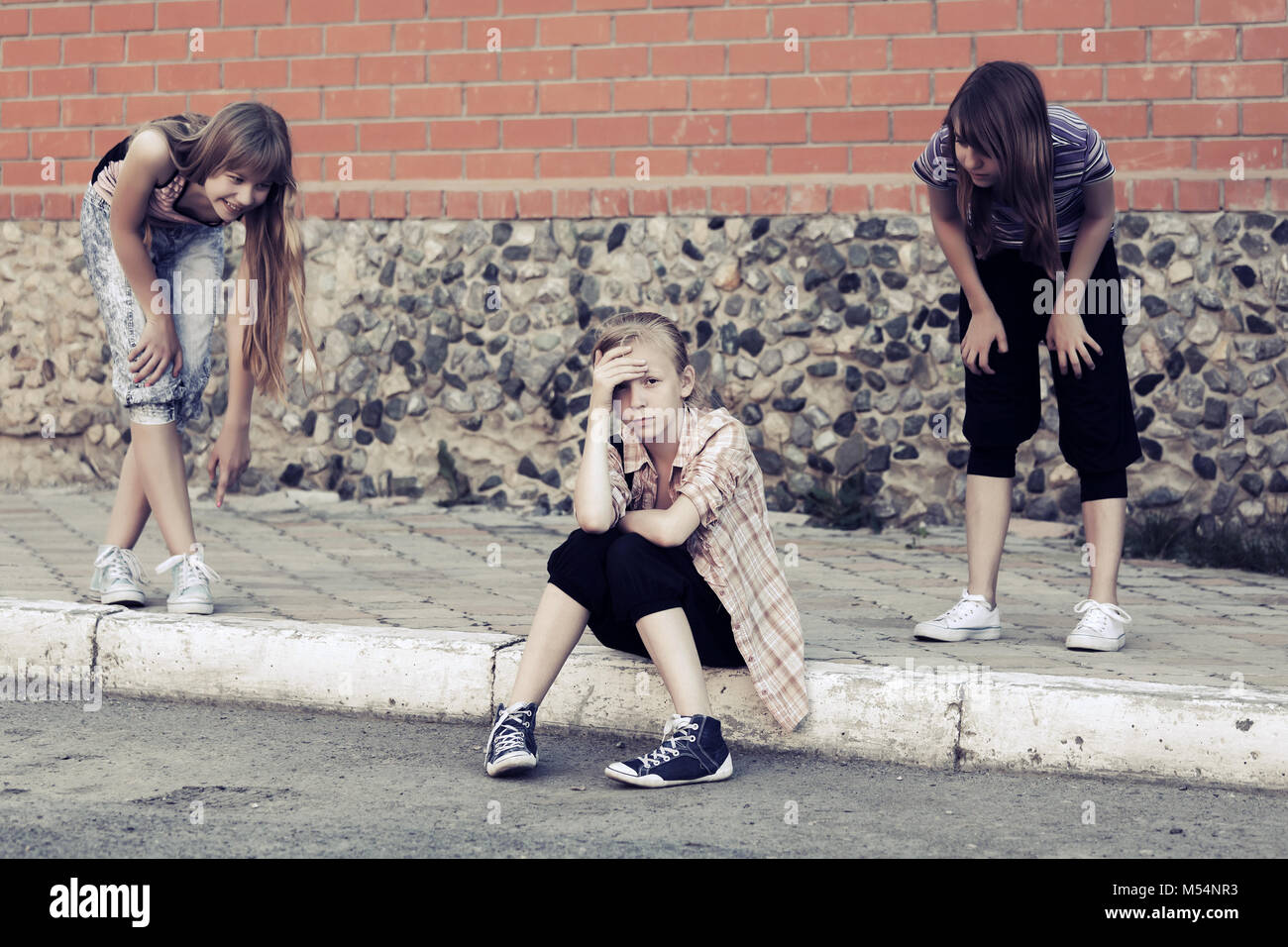 Teen girls arguing hi-res stock photography and images - Alamy
