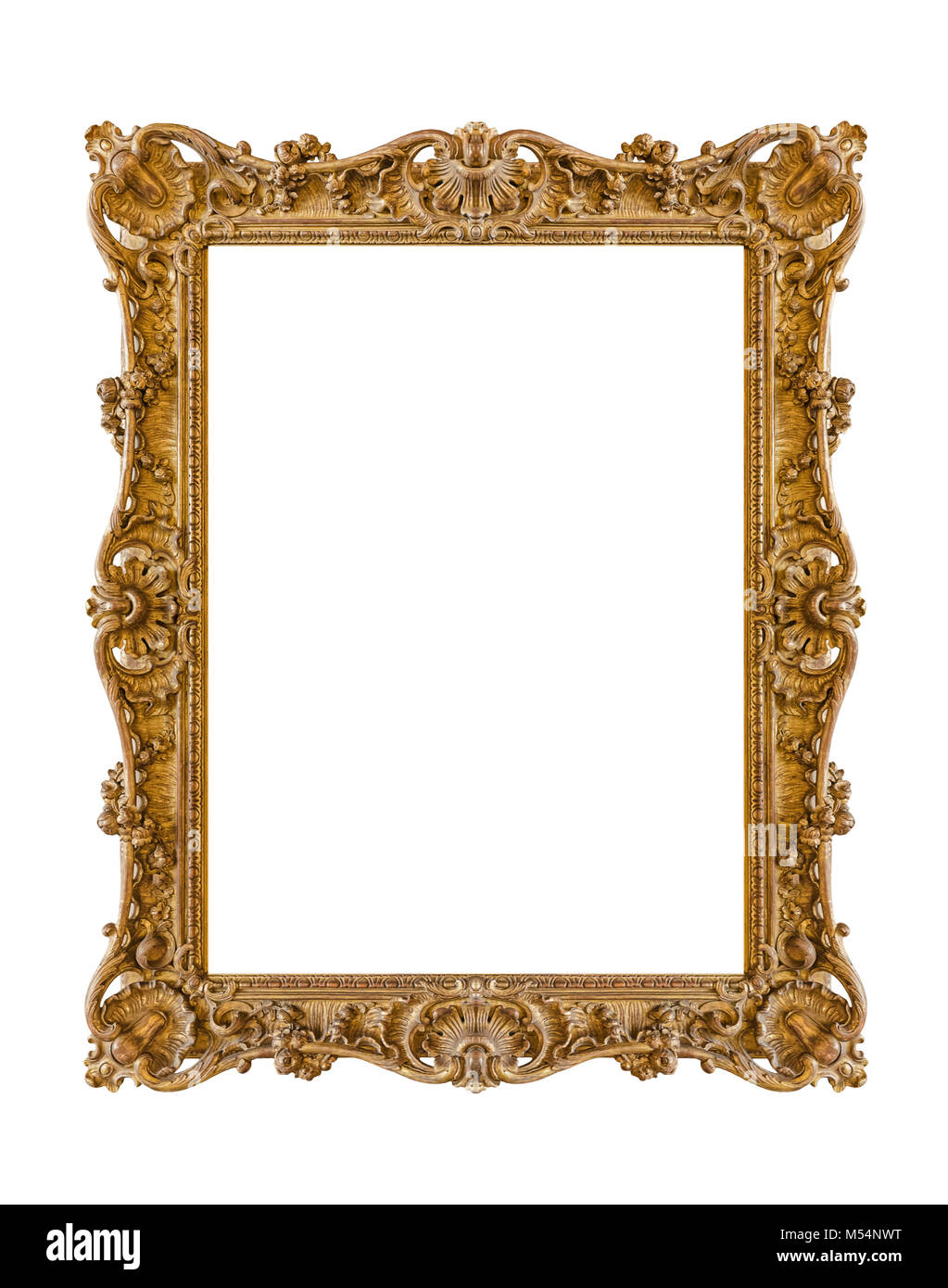Old wooden picture frame Stock Photo - Alamy
