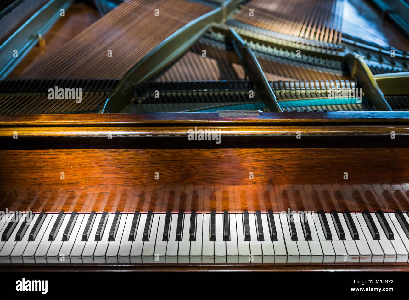 Vintage keyboard music hi-res stock photography and images - Alamy