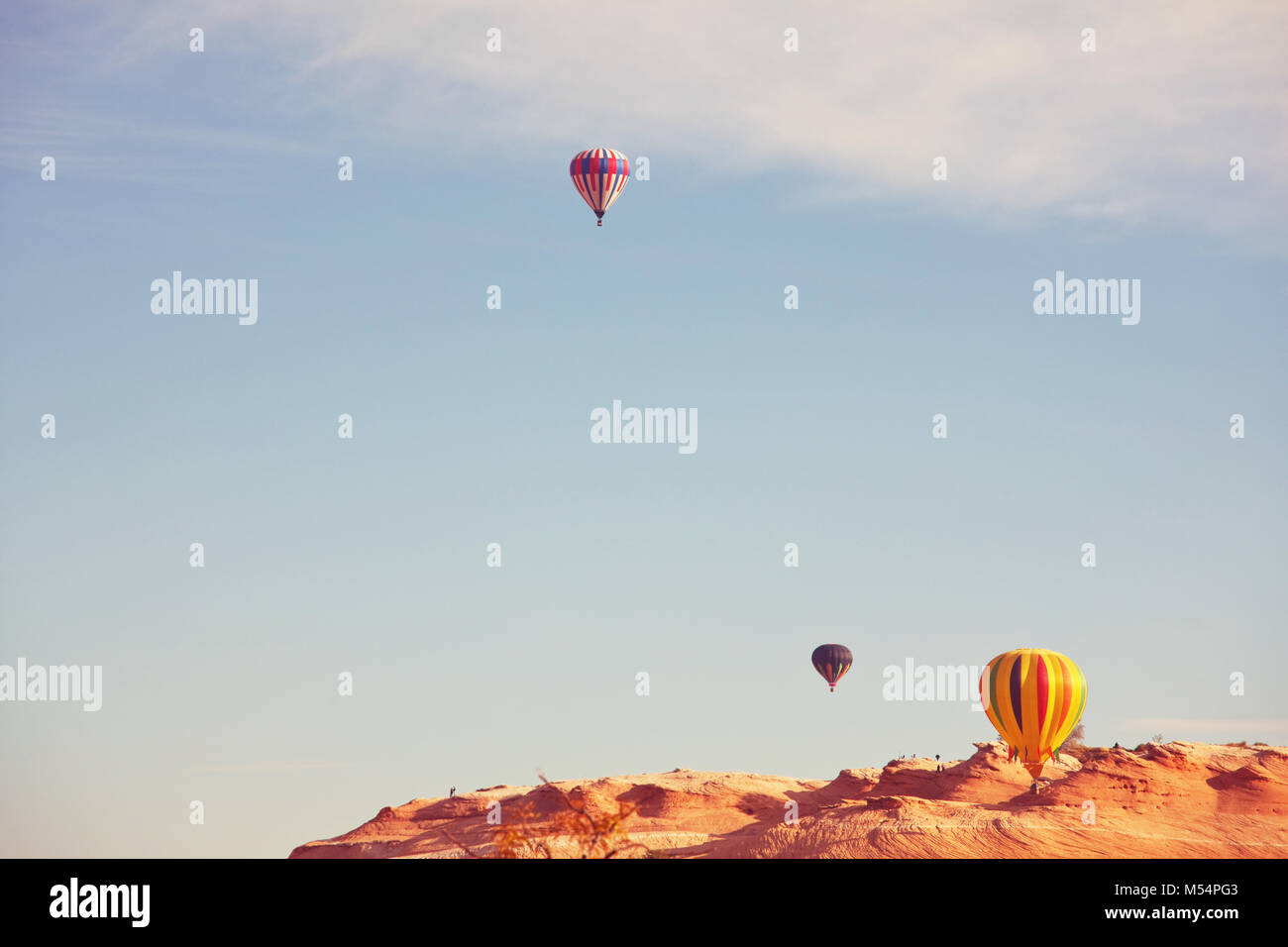 Aerial view hotair balloon hi-res stock photography and images - Alamy