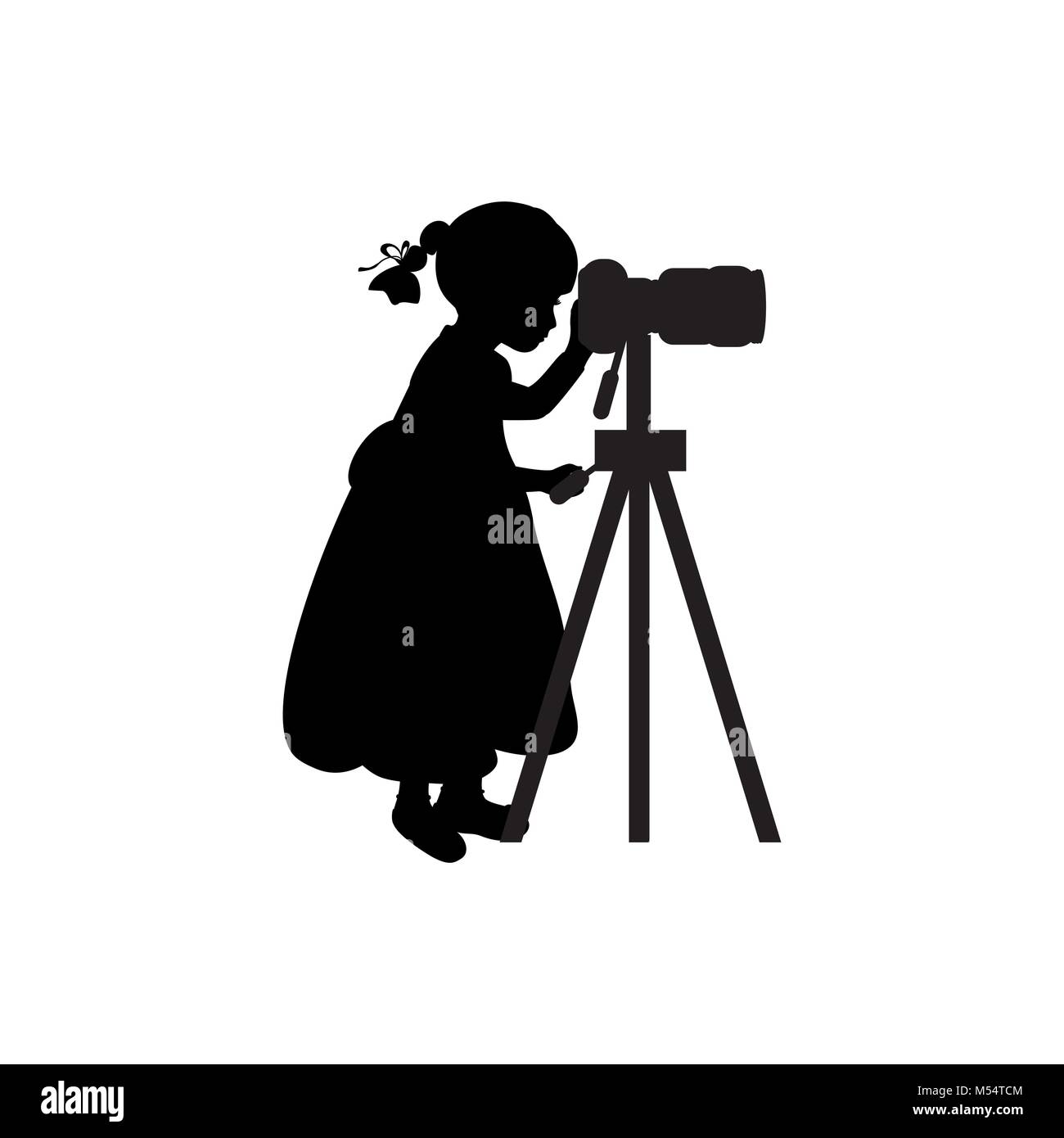 Photographer silhouette Cut Out Stock Images & Pictures - Alamy