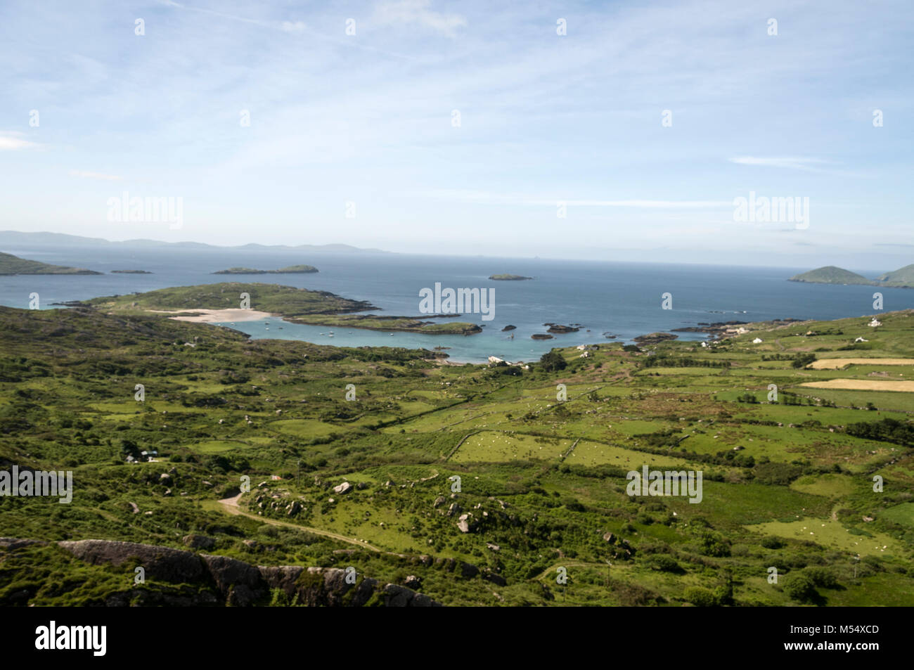 Remote farming country with remote bays ,inlets and coves along the ...