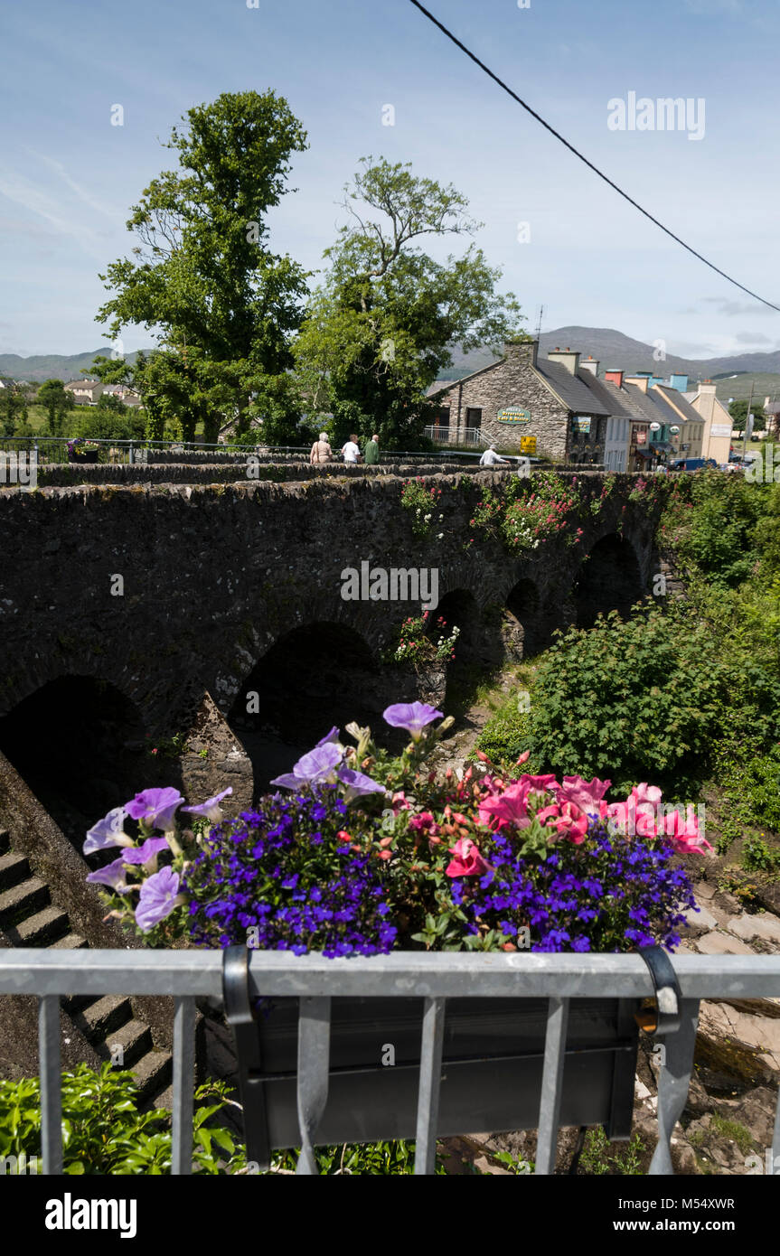 Sneem village is a very popular village for visiting tourists on the ...