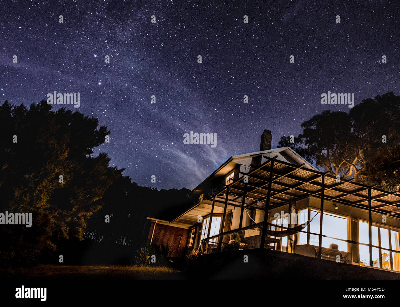 Beautiful Starry Night Sky, Milky Way Stock Photo - Alamy