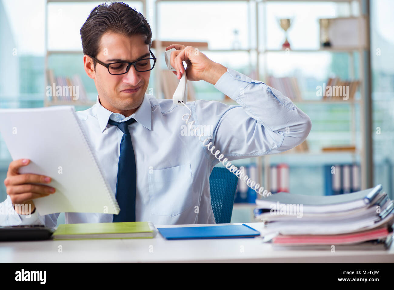 Man sweating talking hi-res stock photography and images - Alamy