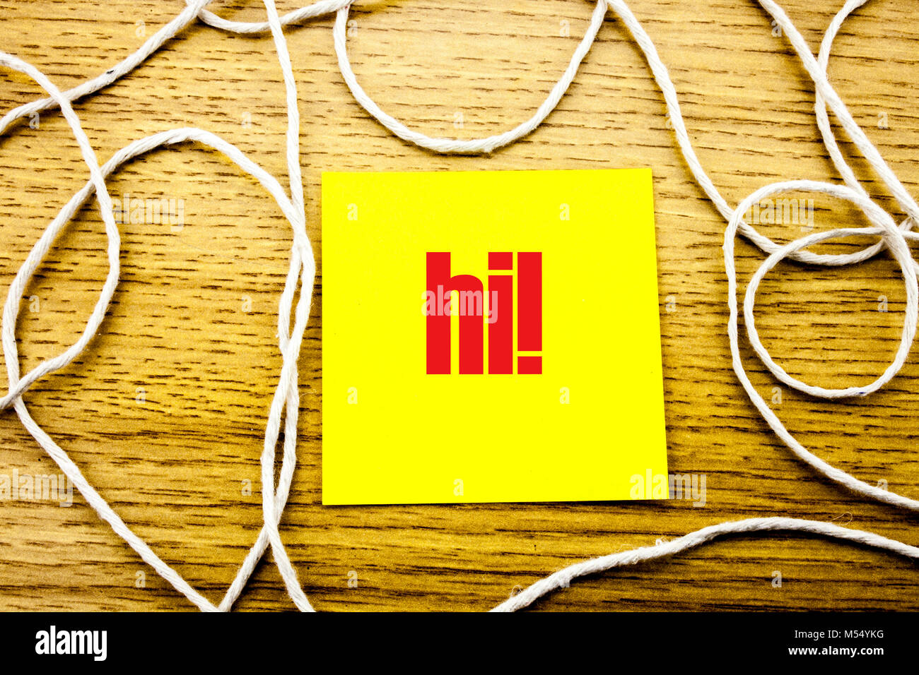 Hi word hi-res stock photography and images - Alamy