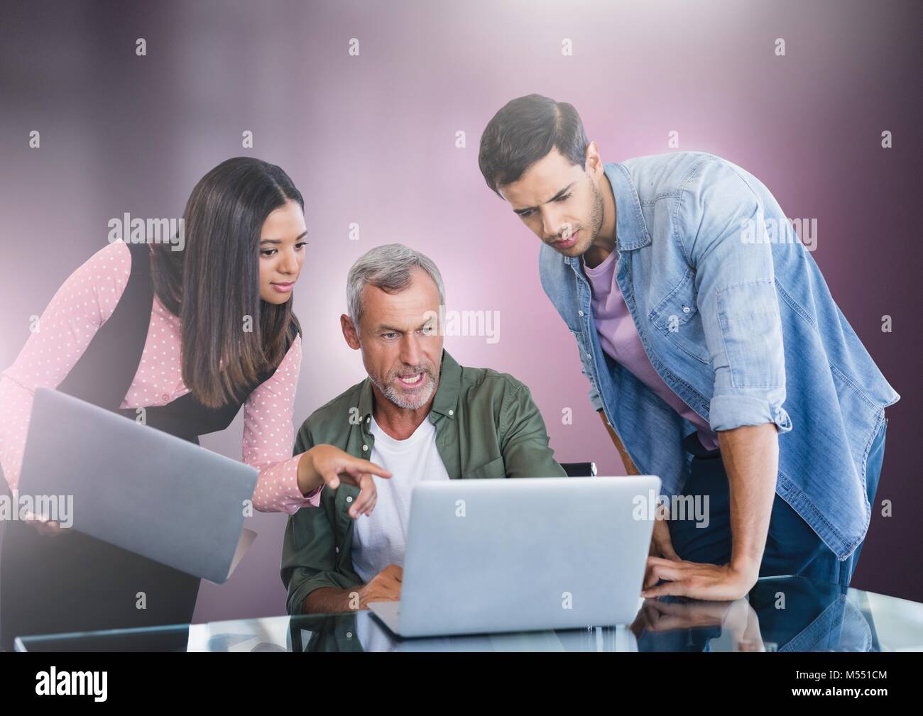 3d people man laptop sitting hi-res stock photography and images - Alamy